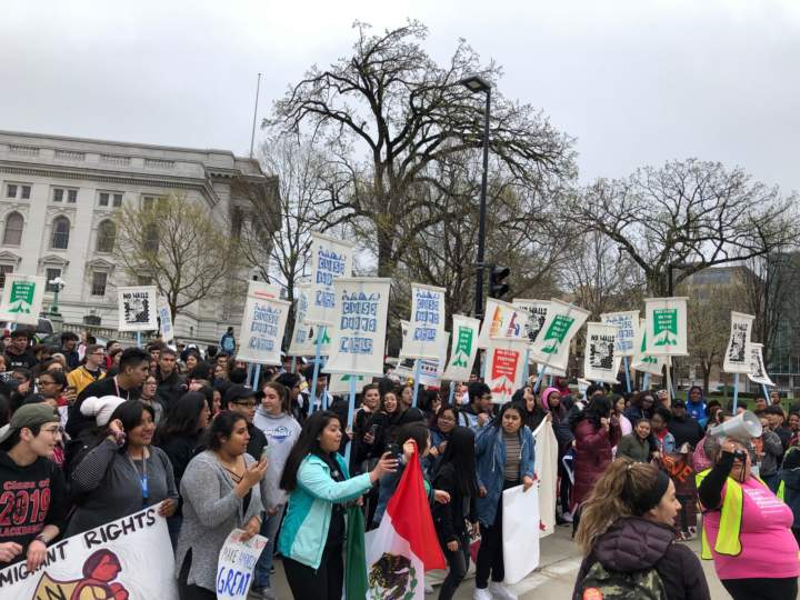 Thousands Demand Driver's Licenses At Capitol Rally - WORT-FM 89.9