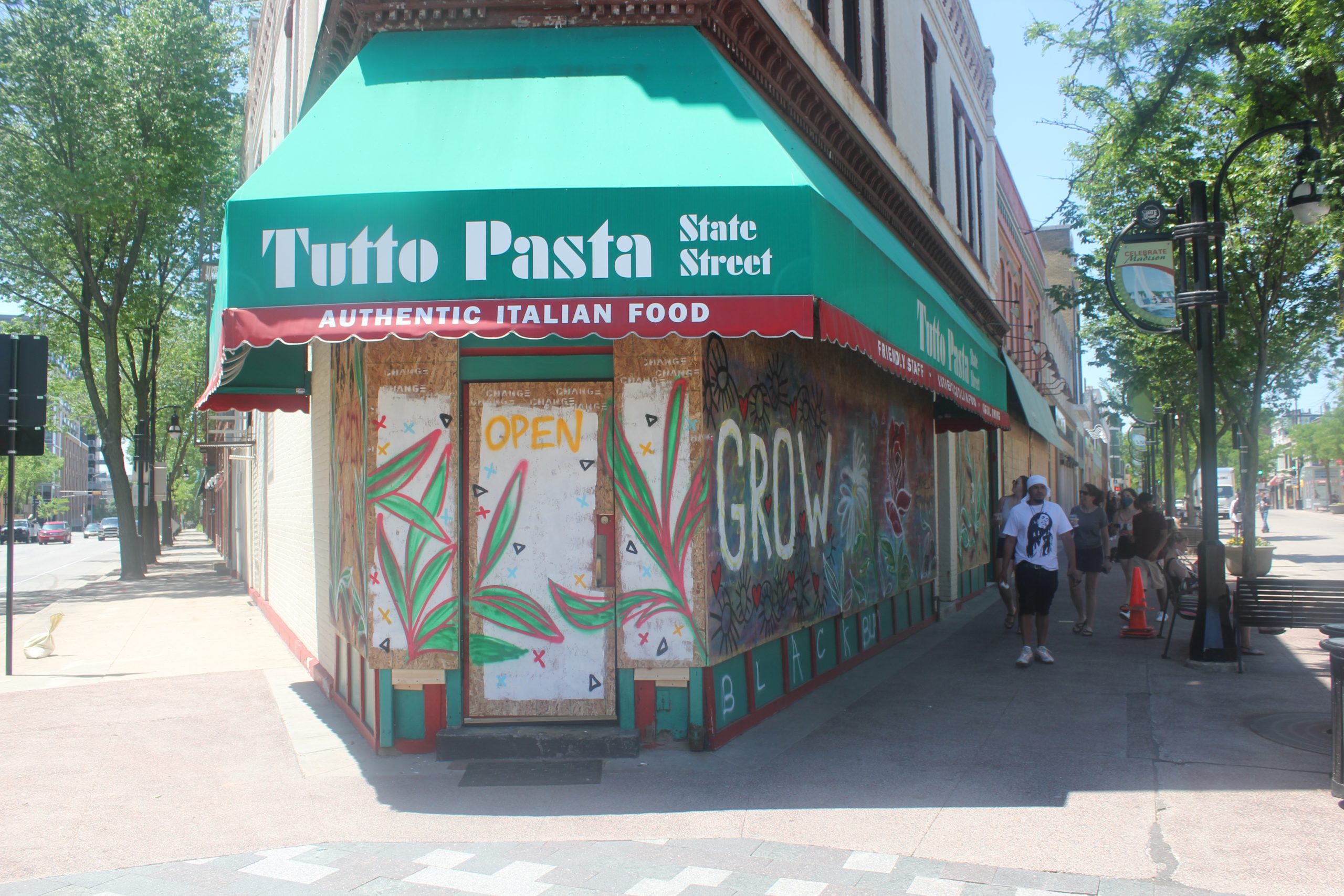 Artists Paint Murals on Boarded-Up Windows of Downtown Madison - WORT ...