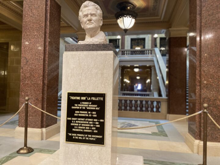 Fighting Bob La Follette Plaque Unveiled in State Capitol - WORT-FM 89.9