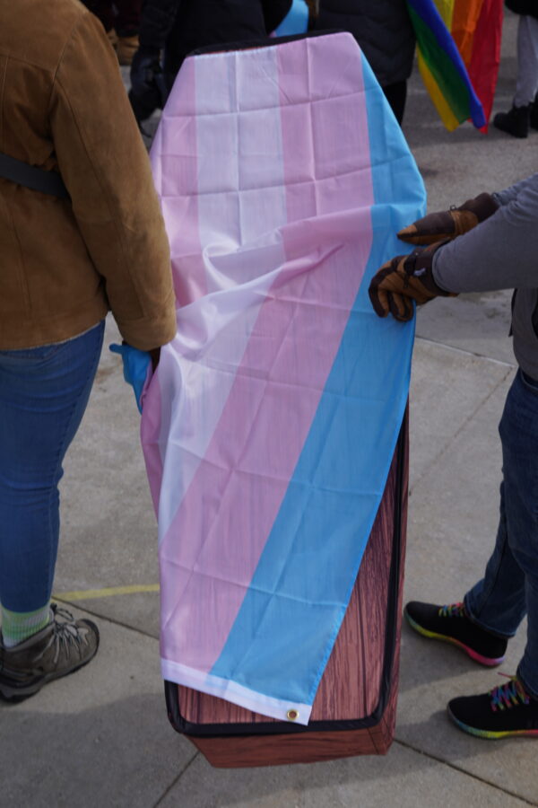 In Pictures: Day of Resistance to Trans Genocide Rally - WORT-FM 89.9