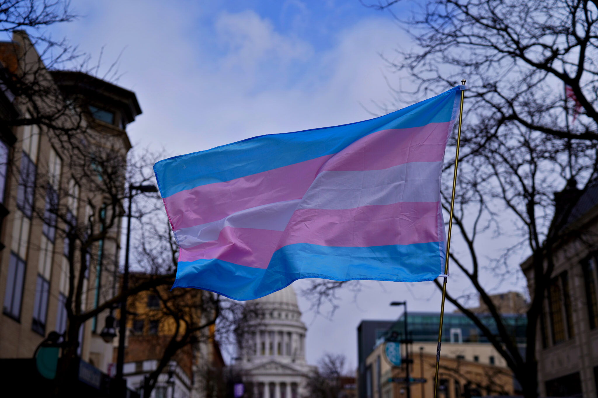 In Pictures: Day of Resistance to Trans Genocide Rally - WORT-FM 89.9