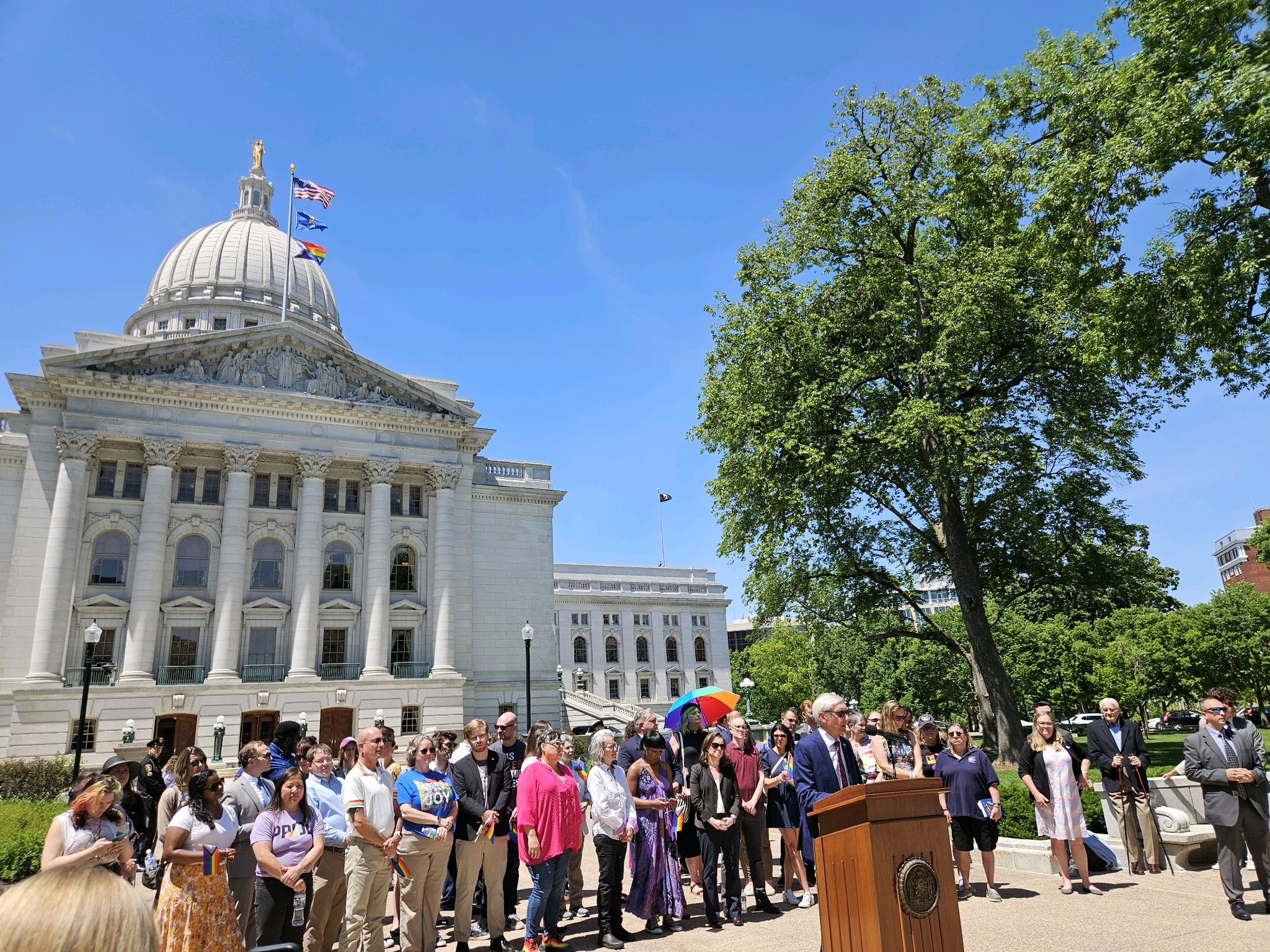 Evers Celebrates Wisconsin's LGBTQ+ History In Pride Month Kick-Off ...