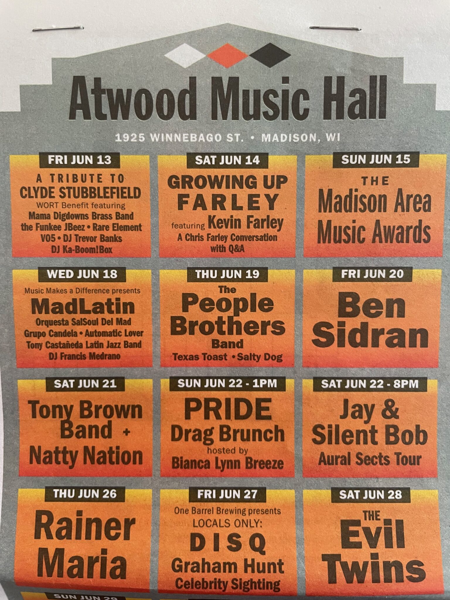 Spotlight on Atwood Music Hall Grand Opening - WORT-FM 89.9