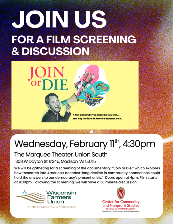 "Join or Die" film claims democracy starts at the bottom - WORT-FM 89.9